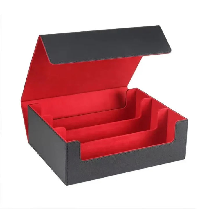 1800+ Trading Card Storage Box PU Leather Collectible Case S Organizer ...