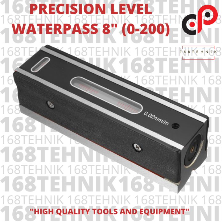 200mm PRECISION LEVEL 8" WATERPASS PANJANG GRADUATION BAR MEASUREMENT ...