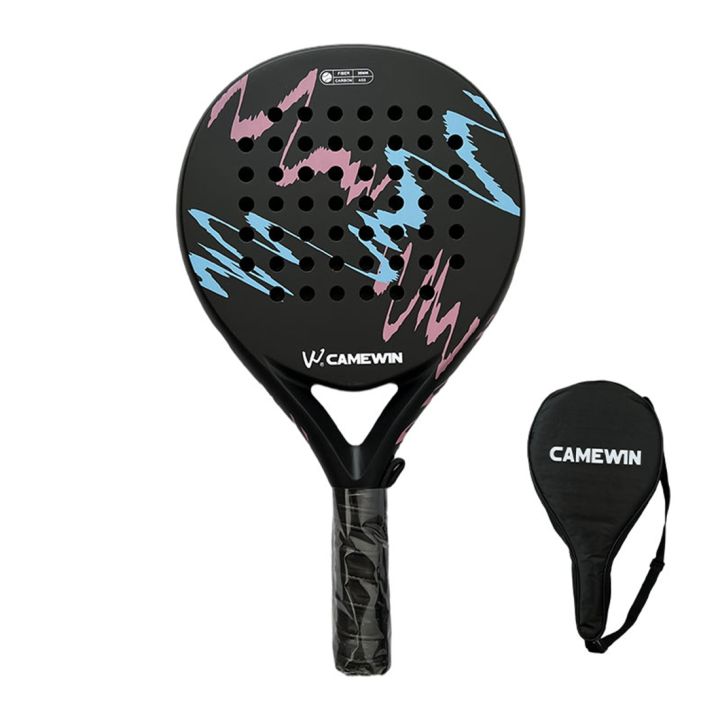 CAMEWIN 4018 Padel Racket Tennis Carbon Fiber Soft EVA Face Tennis ...