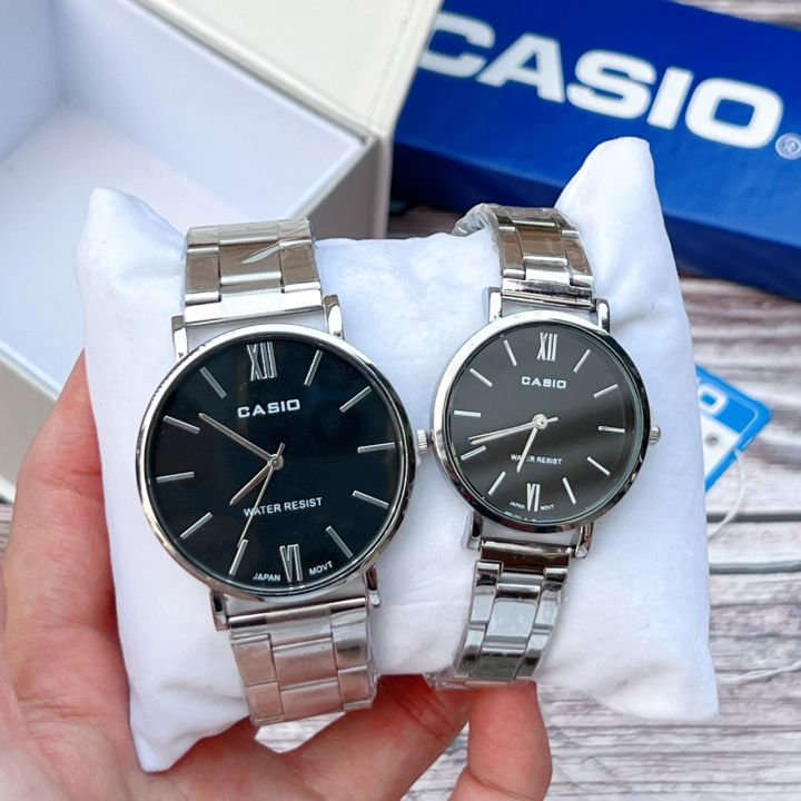 Watchtime นาฬิกาข้อมือสำหรับชายคาสิโอ้ หน้าปัดขนาด 40มม. สายเลท ตัดสาย ...