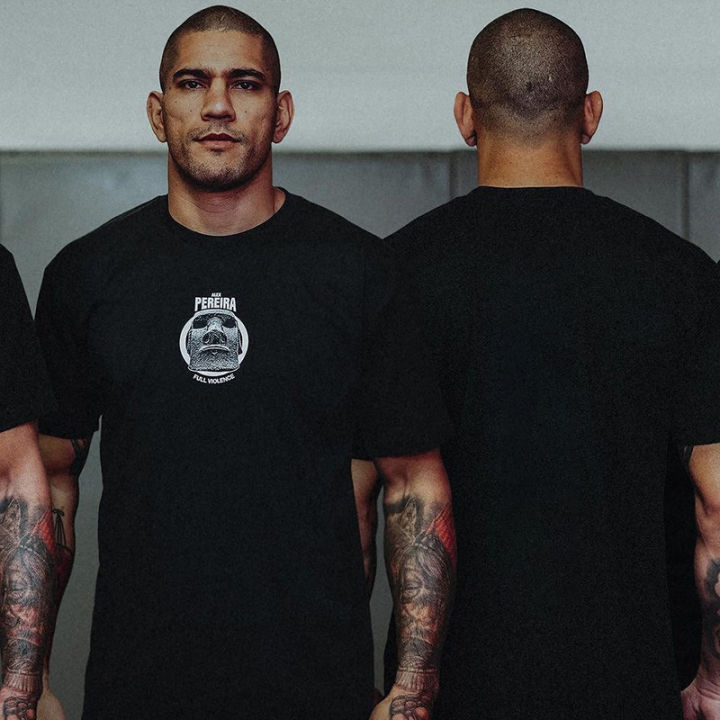 UFC American Retro Pereira Resurrection Island Stone Statue Same T ...