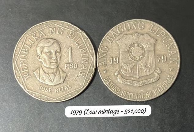 1 Piso Jose Rizal coin (1978 - 1979) | Lazada
