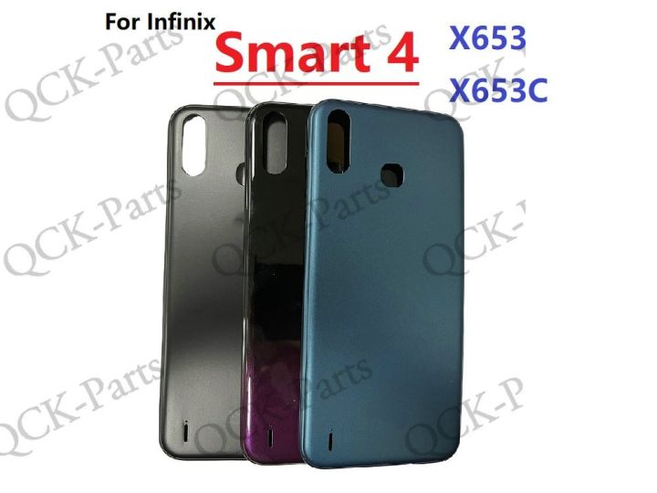 Back Battery Cover Housing For Infinix Smart 4 X653 X653C Rear Housing ...
