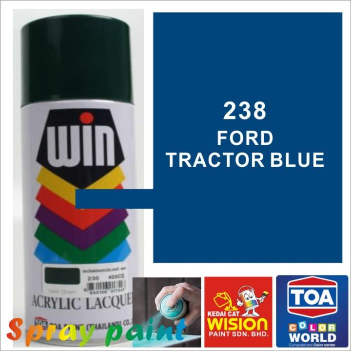 TOA Win All-Purpose Aerosol Spray 400ml - 238 Ford Tractor Blue | Lazada