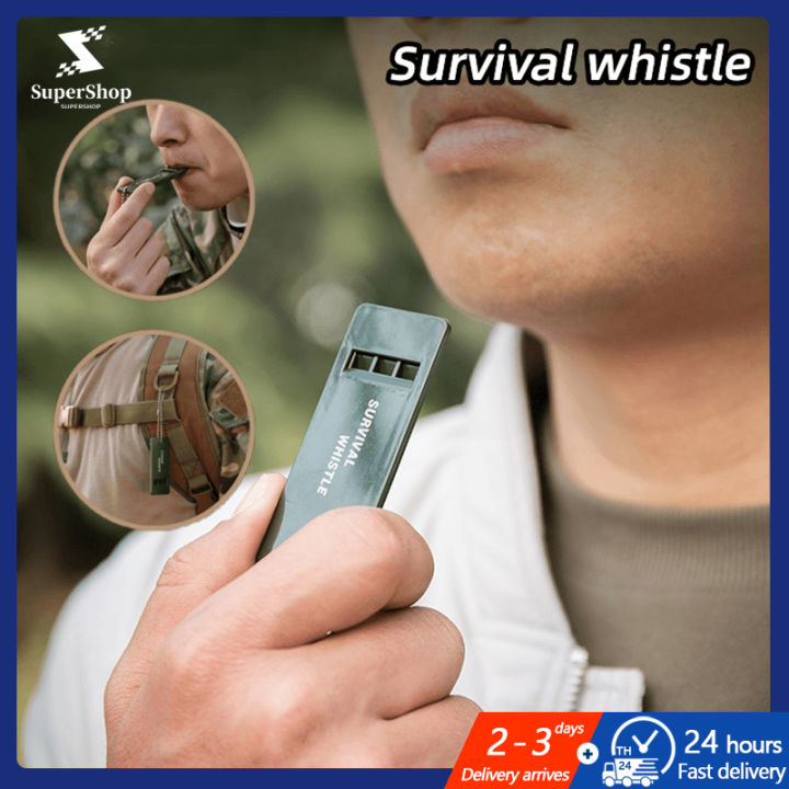 outdoor survival whistle Tri frequency rescue/emergency whistle high ...