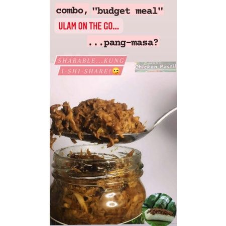 chicken/bangus pastil halal safe | Lazada PH
