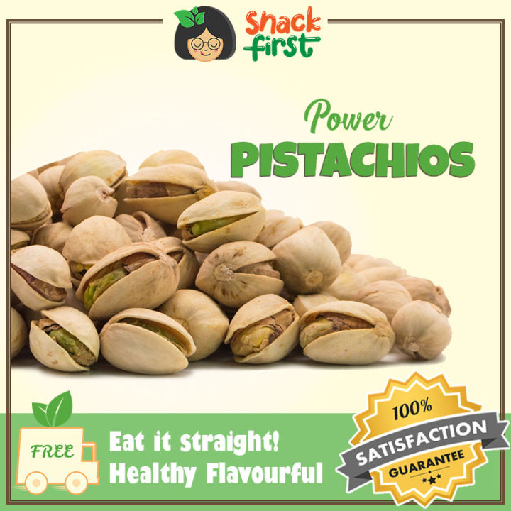 SnackFirst Pistachio With Shells (Raw/Baked) - 200g/1kg (Healthy Nuts ...