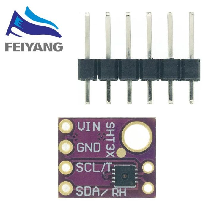 SHT31 Temperature SHT31-D Humidity Sensor Module Microcontroller IIC ...