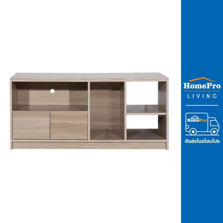 HomePro ตู้วางทีวี FURDINI FINN 120 ซม. สีไวท์โอ๊ค แบรนด์ FURDINI | Lazada.co.th