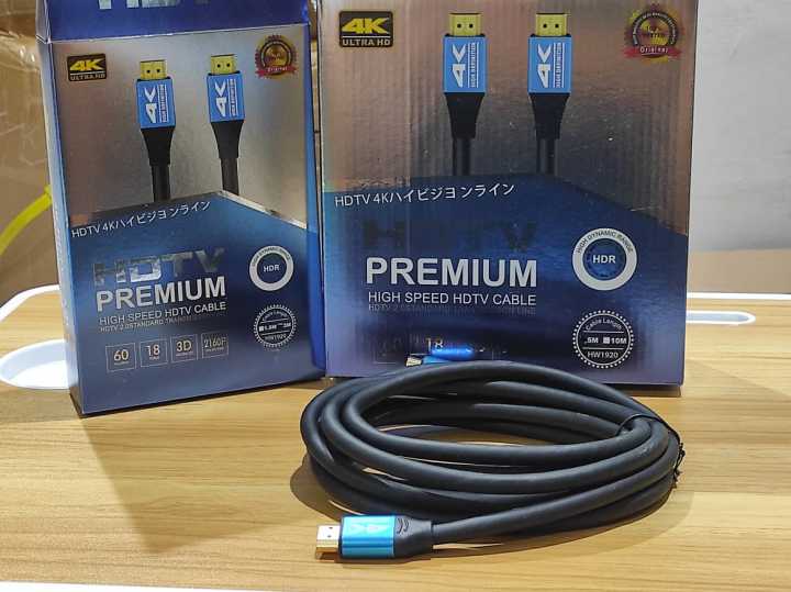 Kabel HDMI 4K Ultra HD 3 Meter HDTV Premium HDMI 4K 3 Meter | Lazada ...