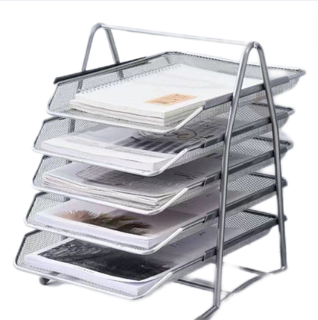 File Tray Frame Five Layers Office organizer Wire Mesh | Lazada PH