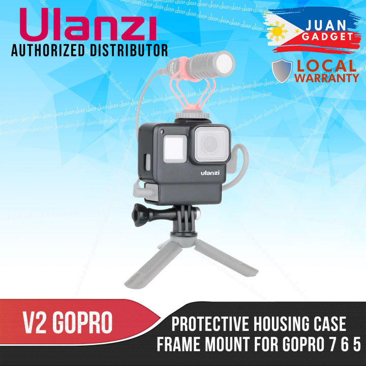 Ulanzi V2 GoPro Protective Housing Shell Case Frame Cage Mount for GoPro 7 6 5 Action Camera ...