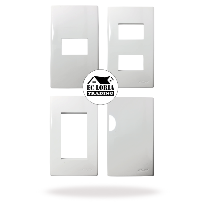 Royu Electrical Plate Component (Wide Series) / 1-Gang Plate, 2-Gang ...