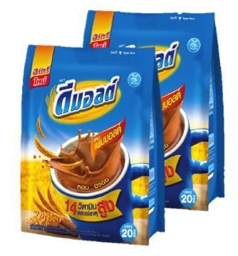 Dmalt 3in1 Chocolate Malt Powder ดีมอลต์ 3in1 เครื่องดื่มปรุงสำเร็จมอ ...