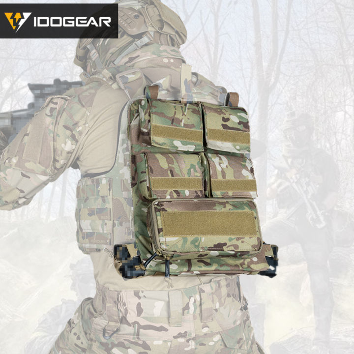 IDOGEAR Tactical Backpack Zip on Panel Tactical Pouch Military Backpack ...