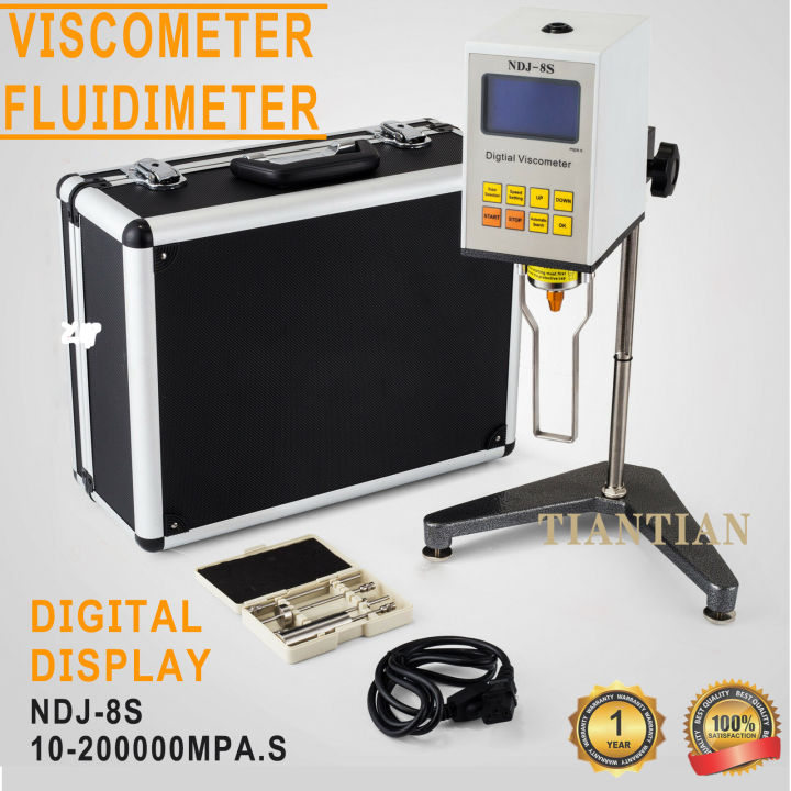 Fluidimeter NDJ-8S Liquid Viscosity Tester Rotary Viscometer | Lazada