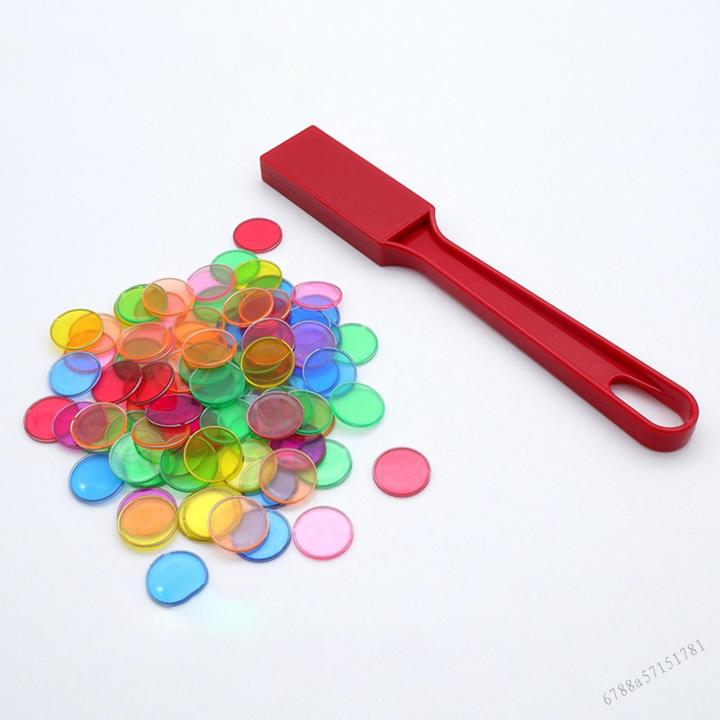 Magnetic Bingo Wands Toys Wands and Chips Set Educational Science Toys ...
