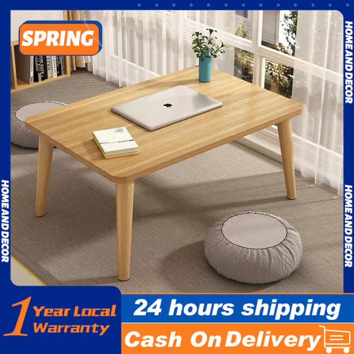 Small table Bed Desk Tea Table Study Desk Japanese table Wood Laptop ...