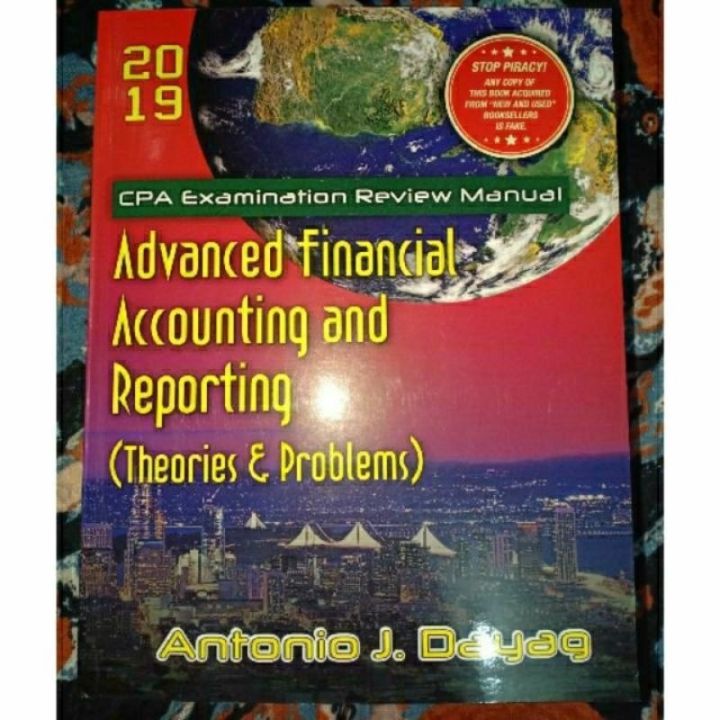 ADVANCED FINANCIAL ACCOUNTING AND REPORTING 2019ed by Dayag | Lazada PH
