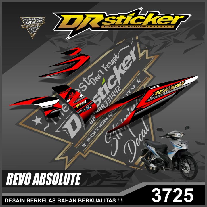 3725 Stiker Striping Revo Absolute Semifull Striping REVO ABSOLUTE Lis ...