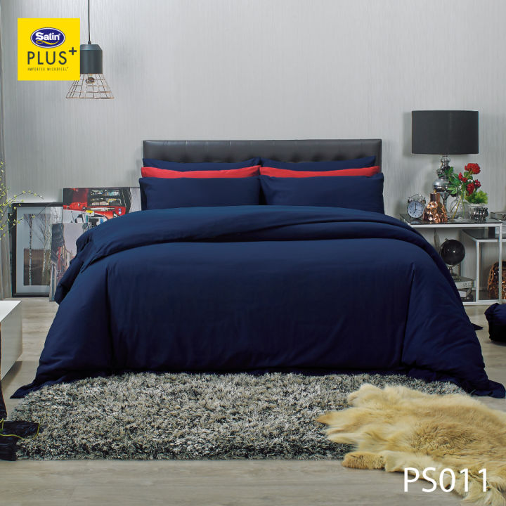 [Shock Price] Satin Plus ผ้านวม สีพื้น ขนาด100"x90" (king size ...