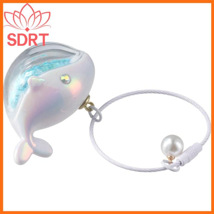 SDRT หลากสี พวงกุญแจปลาวาฬใหญ่ แบบพกพาได้ อะคริลิคและโลหะผสม จี้กระเป๋า ...