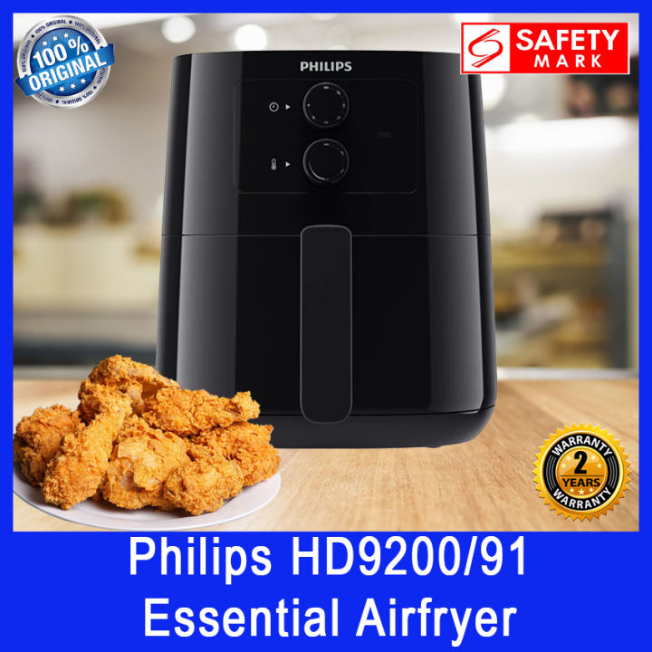 Philips HD9200/91 Essential Airfryer. Philips HD9200. Fry with up to 90 ...