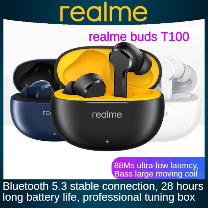 realme Saya Betul-Betul Buds T100 Alat Dengar Bluetooth Jenis Masuk ... realme Saya Betul-Betul Buds T100 Alat Dengar Bluetooth Jenis Masuk ...