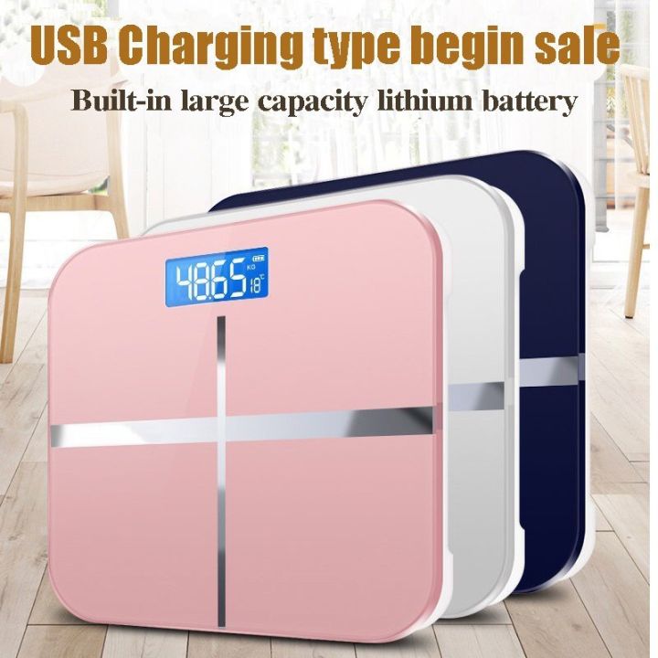 German Style USB Series Digital Body Weighing Scale LCD Display ...