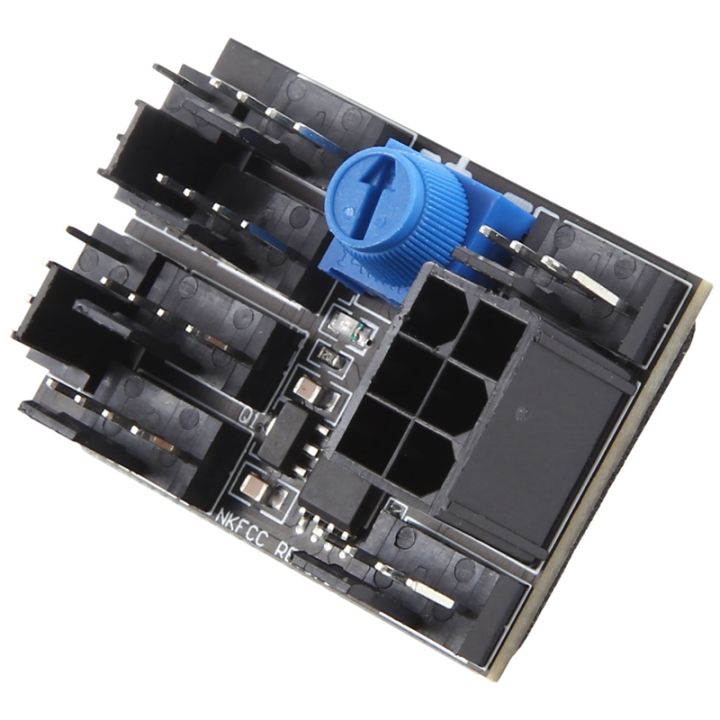 3-Pin 4-Pin Fan Adapter PWM PC Case Cooling Fan Hub 8-Way Splitter 12V ...