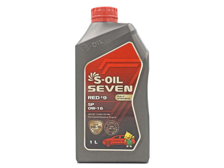 S-Oil Seven Red #9 SP 0W16 Fully-Synthetic Gasoline Engine Oil *For ...