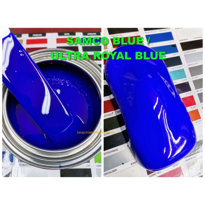 SAMCO BLUE/ULTRA ROYAL BLUE/BIRU SAMCO/CAT BANCUH/2K PAINT | Lazada
