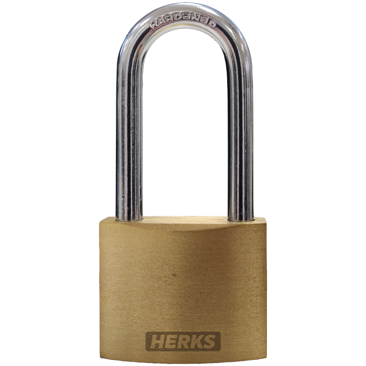 HERKS Heavy Duty Brass Padlock - Long Shackle (60MM) | Lazada PH