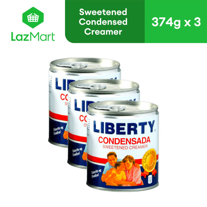 Liberty Condensada Sweetened Creamer 374g - Pack of 3 | Lazada PH