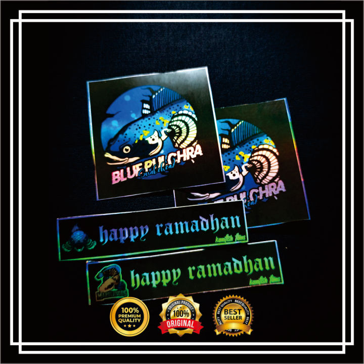 STICKER AQUARIUM IKAN CHANA/STICKER CHANA BLUE PULCHRA | Lazada Indonesia