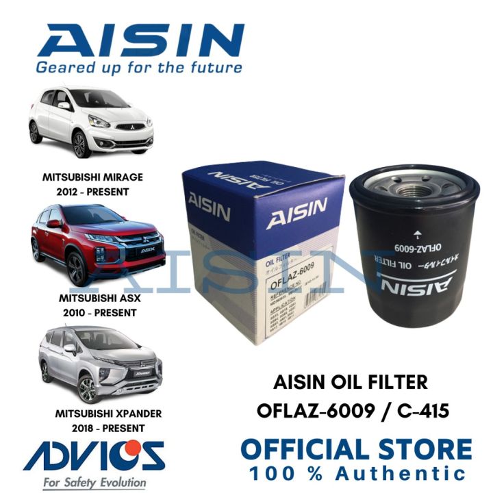 AISIN Oil Filter for Mitsubishi MIRAGE, Mitsubishi ASX & Mitsubishi ...