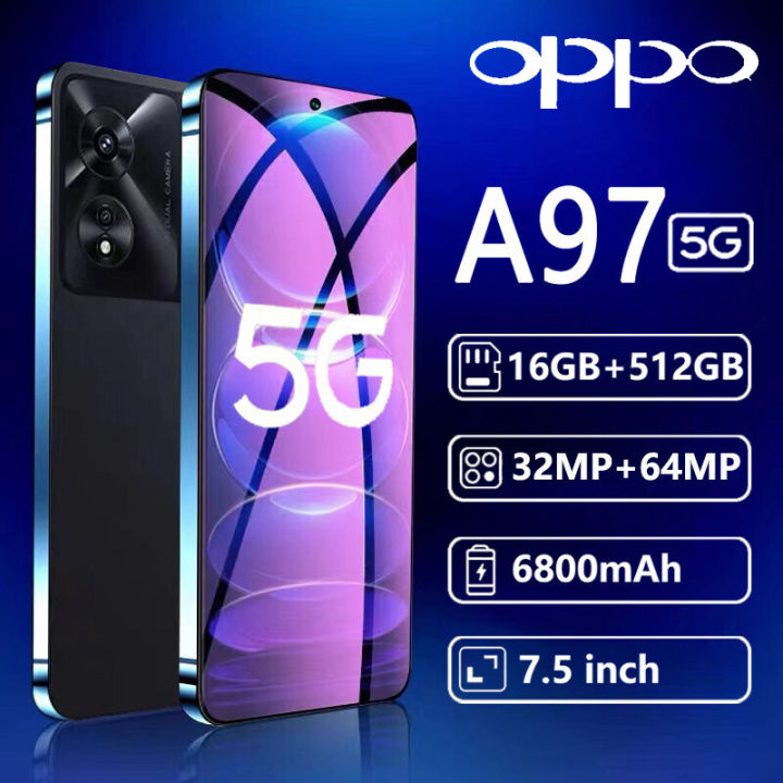 【COD】Big Sale Smartphone A97 Phone Murah Original 12GB+512GB 7.5 Inch ...