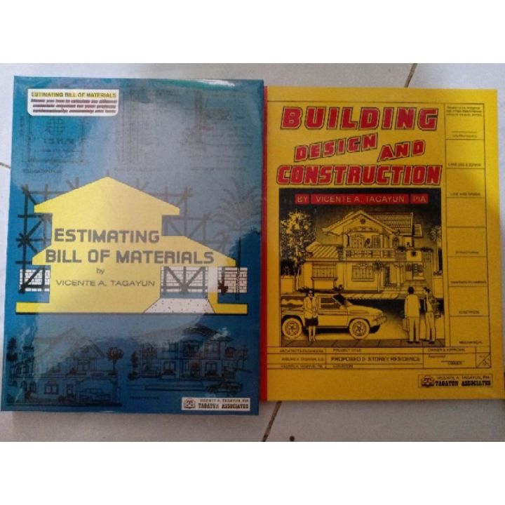Building Design Construction and Estimating Bill Tagayun ( SET) | Lazada PH