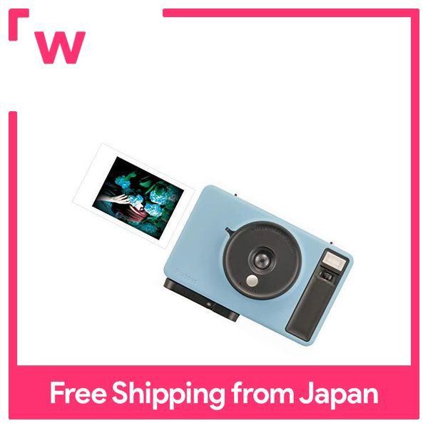Pixtoss TAKARATOMY Instant Toy Camera SODA BLUE using check film TCC ...
