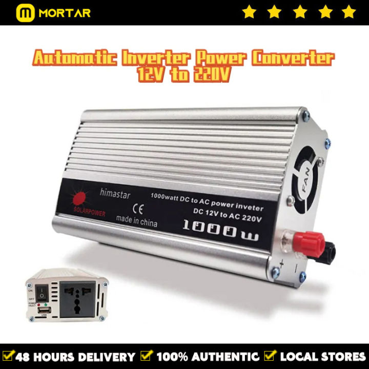 Power Inverter DC 12V to AC 220V Fully automatic solar current ...