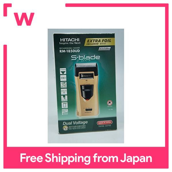Hitachi HITACHI Made In Japan เครื่องโกนหนวดไฟฟ้าแบบชาร์จไฟได้100-240V RM-1850UD 1ขลุ่ย | Lazada ...