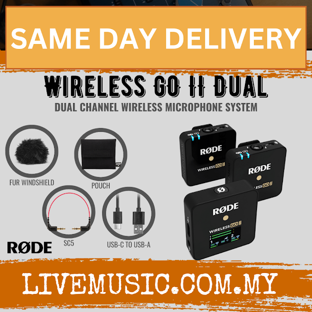 Rode Wireless GO II Single / Wireless GO II Dual Channel Wireless Microphone System | Lazada