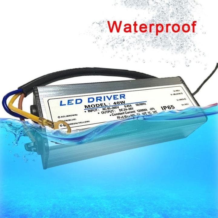 LED Driver Adapter AC 85-265V to DC 24-38V IP65 Waterproof for power ...