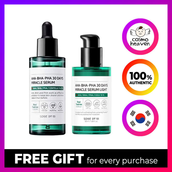 SOME BY MI AHA BHA PHA 30 Days Miracle Serum 50ml / Serum Light 50ml | Lazada