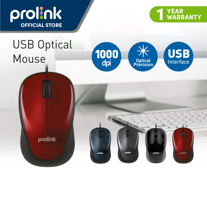 [For Small Palm] Prolink PMO630U PMC1005 Wired Optical Mouse / PMW6008 ...