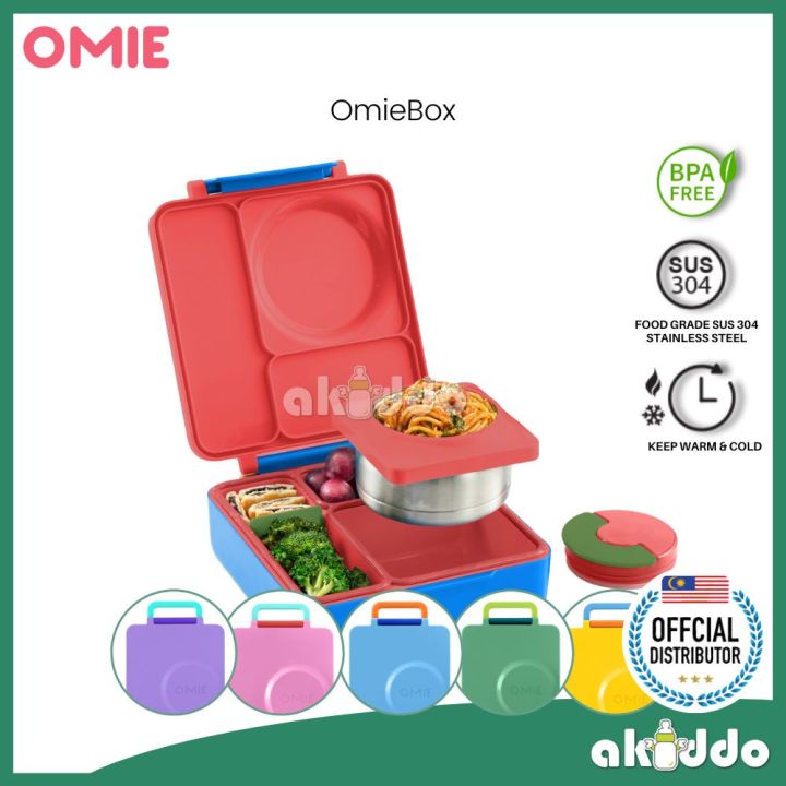 OMIELIFE OmieBox Hot Cold Insulated Bento Box 5 Colours V2 NEW OMIELIFE OmieBox Hot Cold Insulated Bento Box 5 Colours V2 NEW