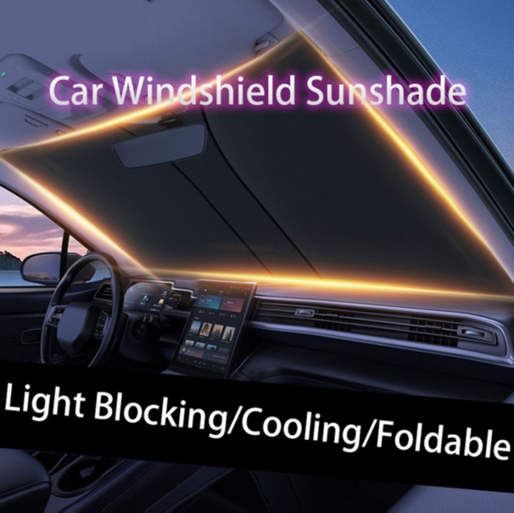 {SG}Car Windshield Sunshade UV Resistance Foldable Sun Shade Easy ...