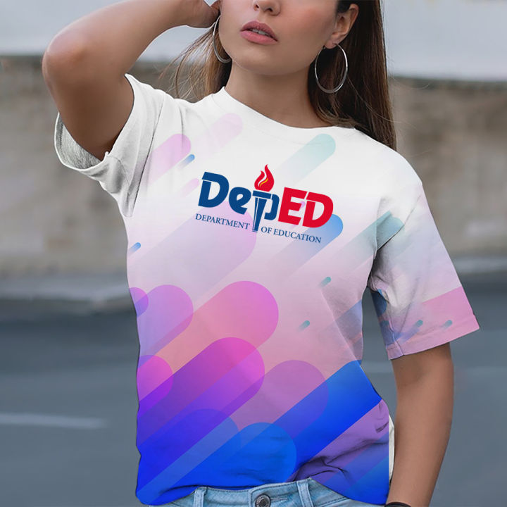 Deped Matatag Teachers Women's T-shirt Full Sublimation Summer Short ...