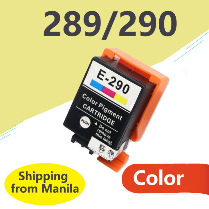 For Epson 289 T289 black T290 color E-289 E-290 290 T290 ink cartridge ...