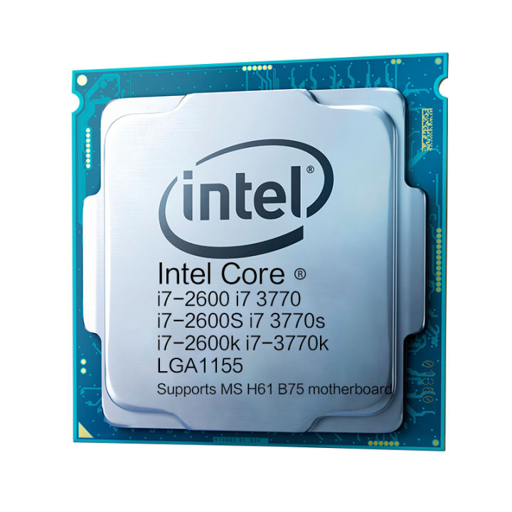 Intel Core I7 2600 i7 3770 I7 2600K I7 3770S CPU LGA1155 ที่ใช้แล้ว ...